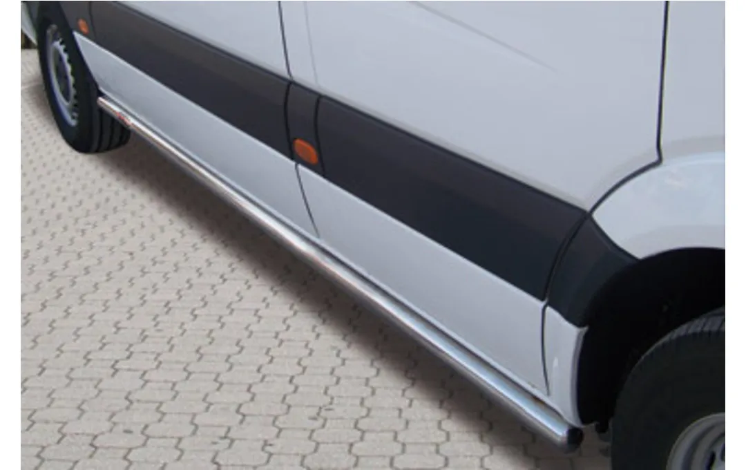 LATERAL TUBES 60 STAINLESS STEEL BRILL for MERCEDES SPRINTER DAL 2007 ...