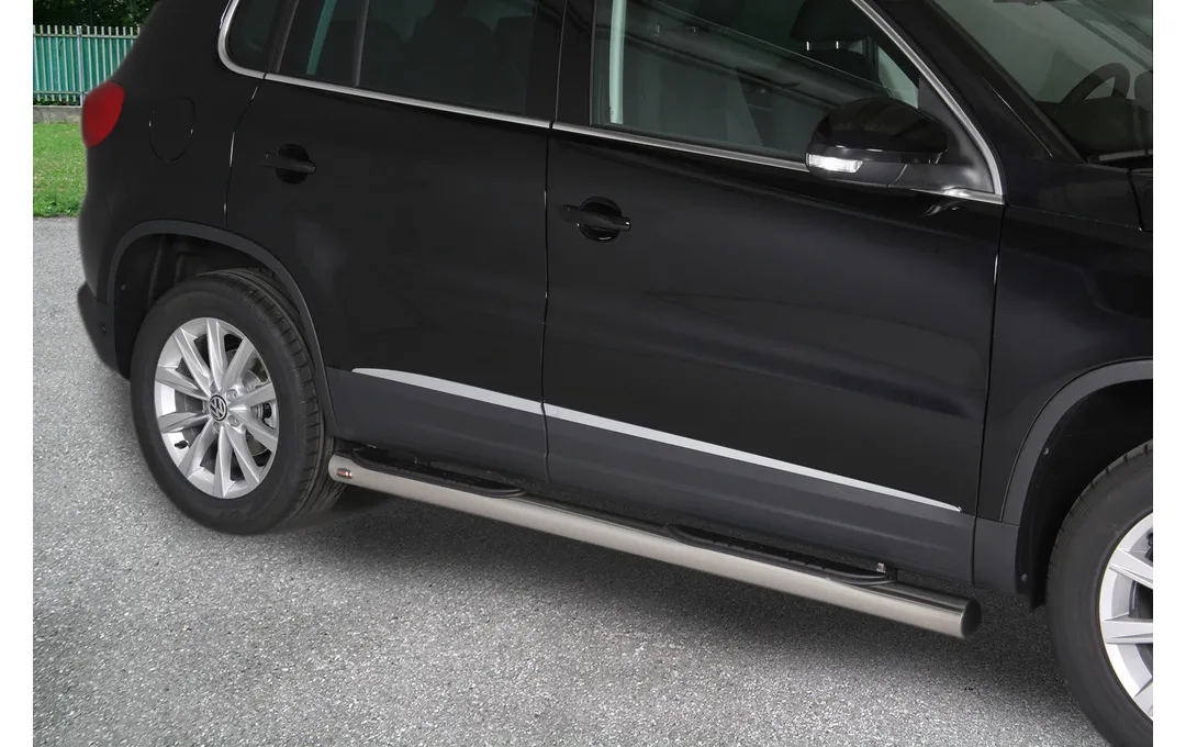 SIDE STEP STAINLESS STEEL BRILL D.70 for VOLKSWAGEN VOLKSWAGEN TIGUAN ...